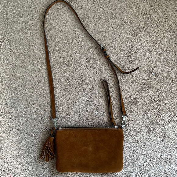 J. Jill | Bags | J Jill Brown Leather Purse | Poshmark